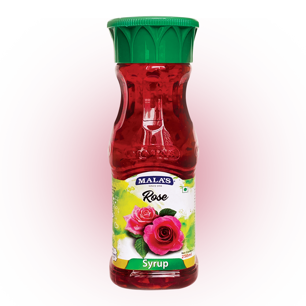 Rose Syrup 250ml PET Bottle